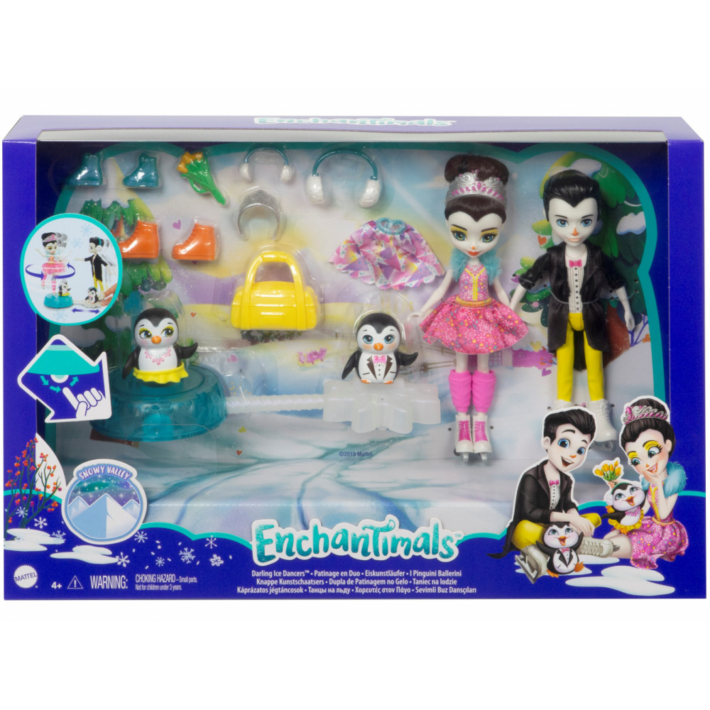 ENCHANTIMALS PENGUIN ICE SKATERS